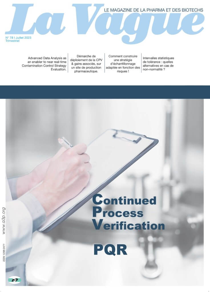 Continued Process Verification (CPV) : Stratégie visualisation des données