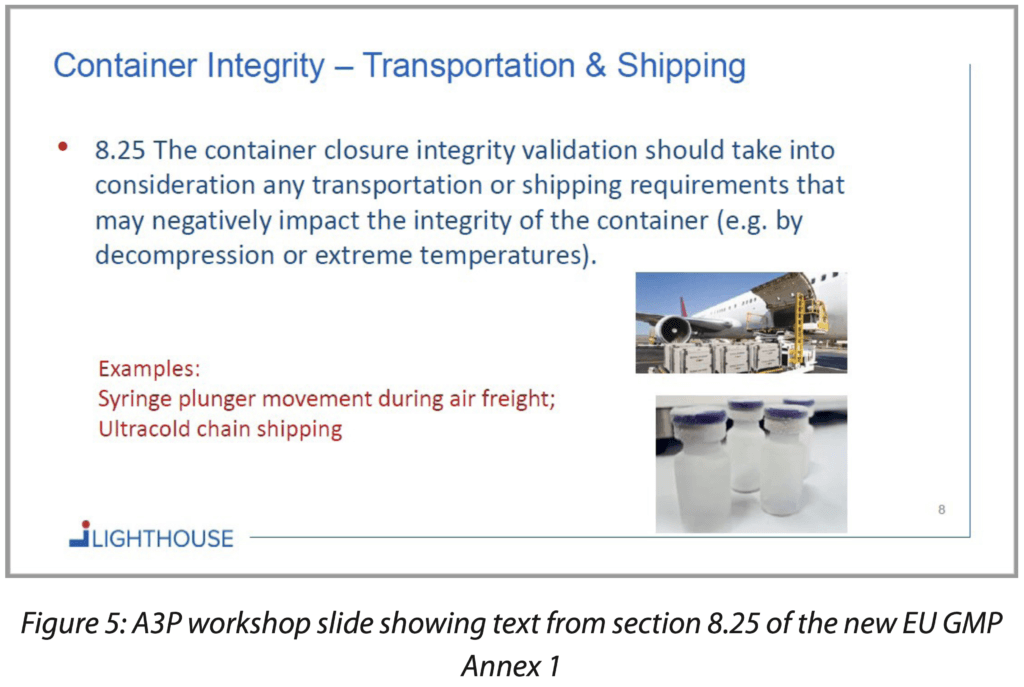 Container Closure Requirements in the New EU GMP Annex 1